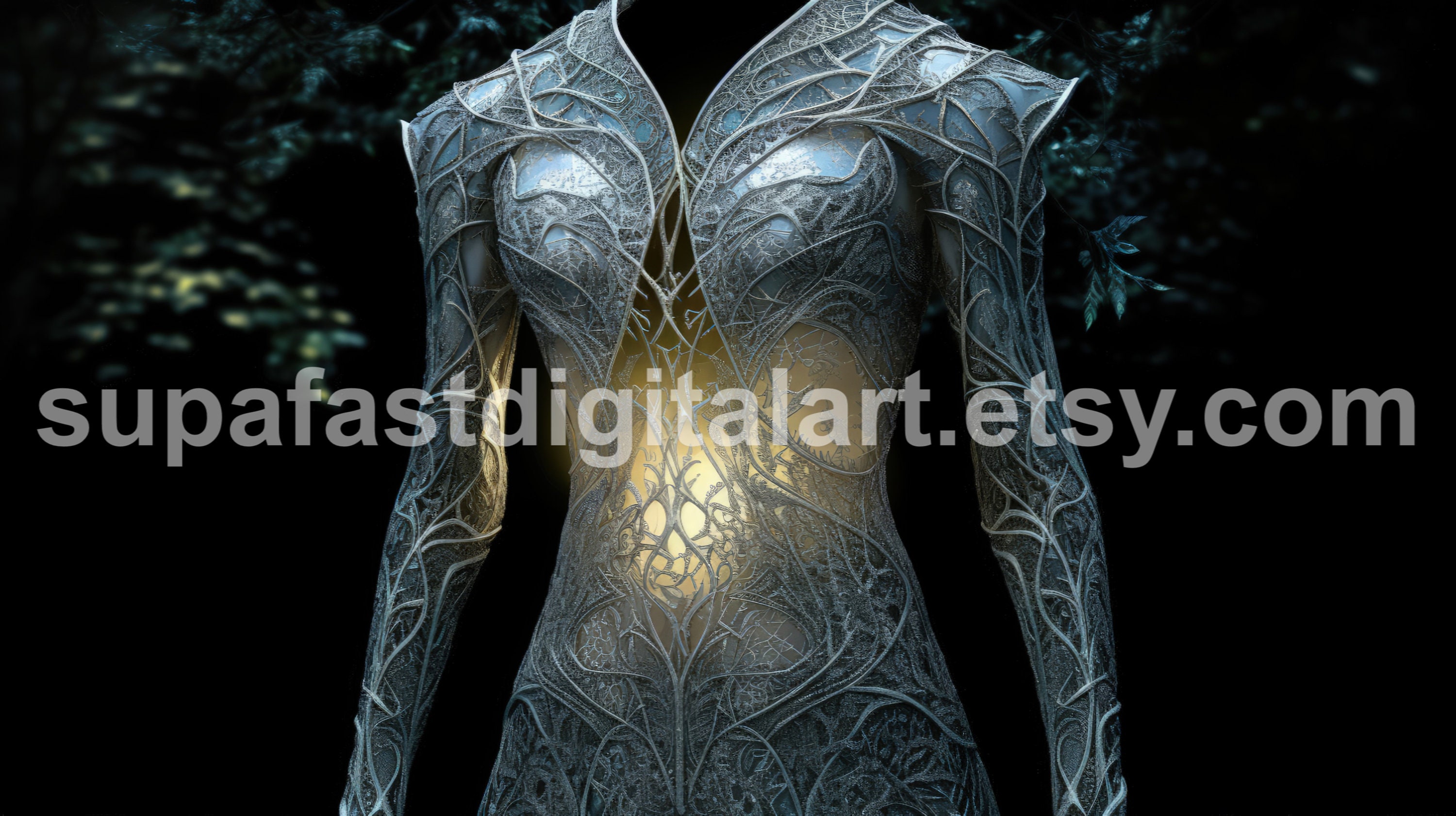 Digital Print of the Moonshadow Elven Chainmail 5 Pack - Etsy