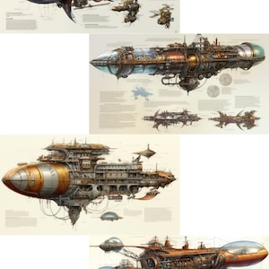 Digital Prints of 19 Various Spelljammer Ship Designs in an - Etsy Canada