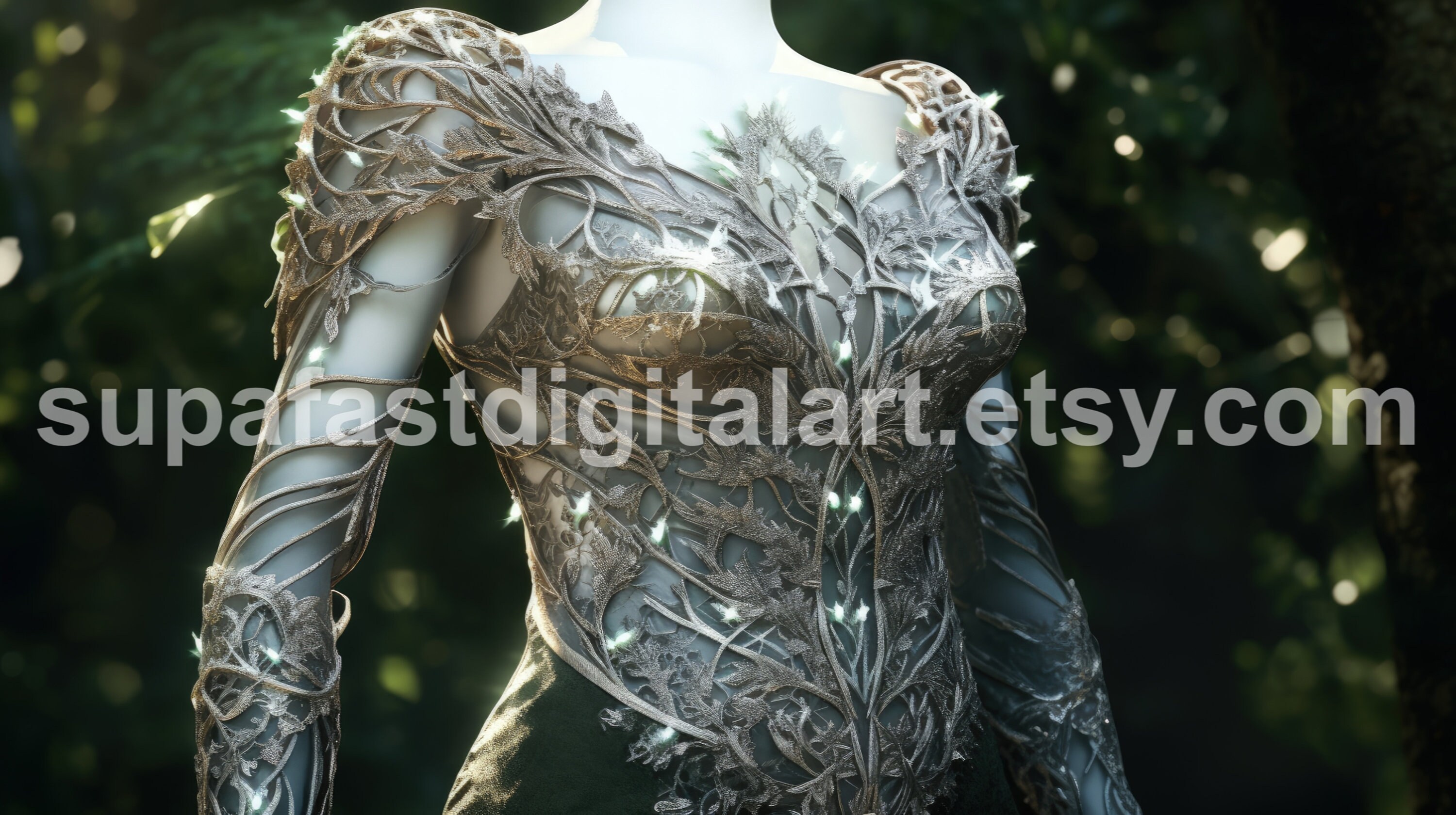Digital Print of the Moonshadow Elven Chainmail 5 Pack - Etsy