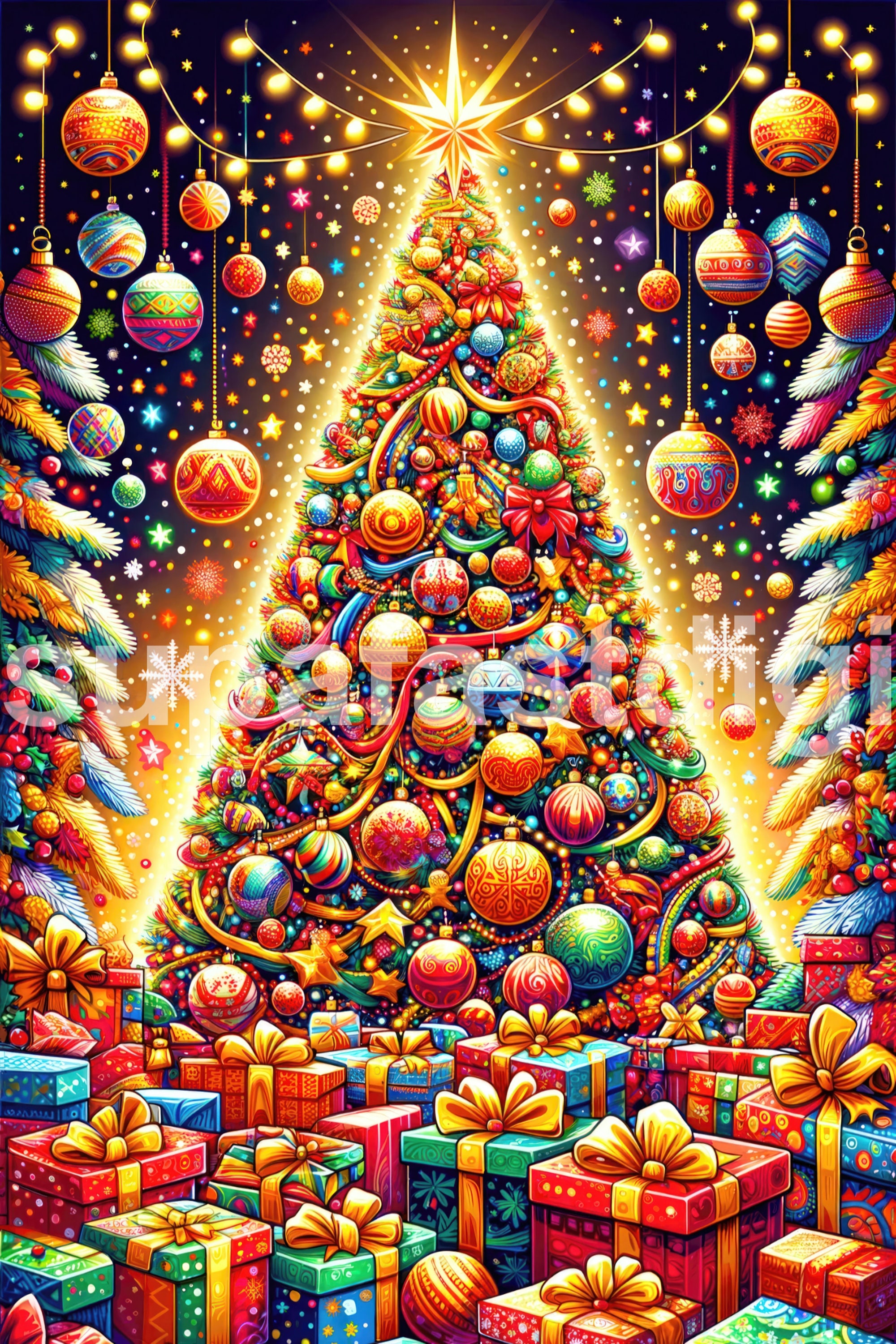 Digital Prints of Christmas Posters 5 Pack - Etsy