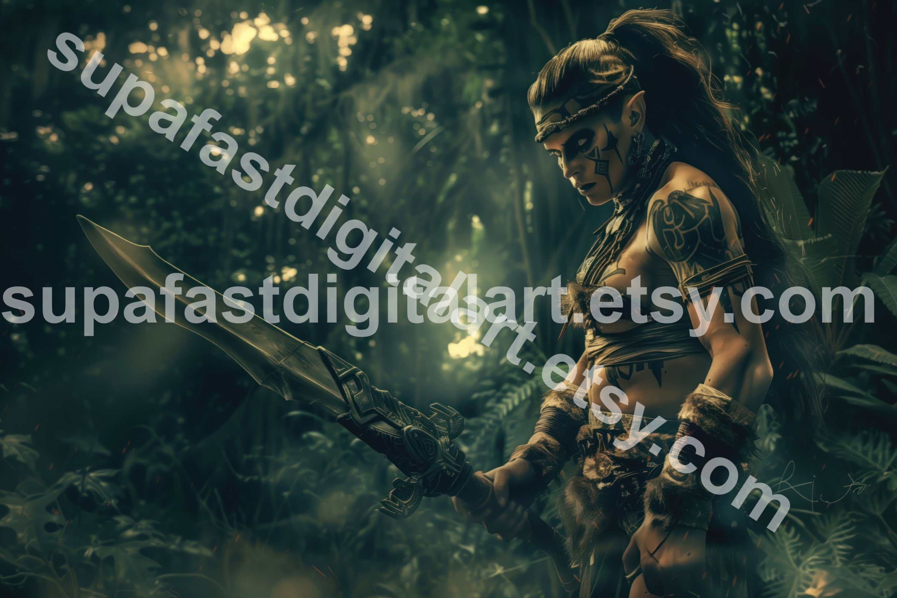 Goliath Barbarian Path of the Totem Warrior 5 Pack - Etsy