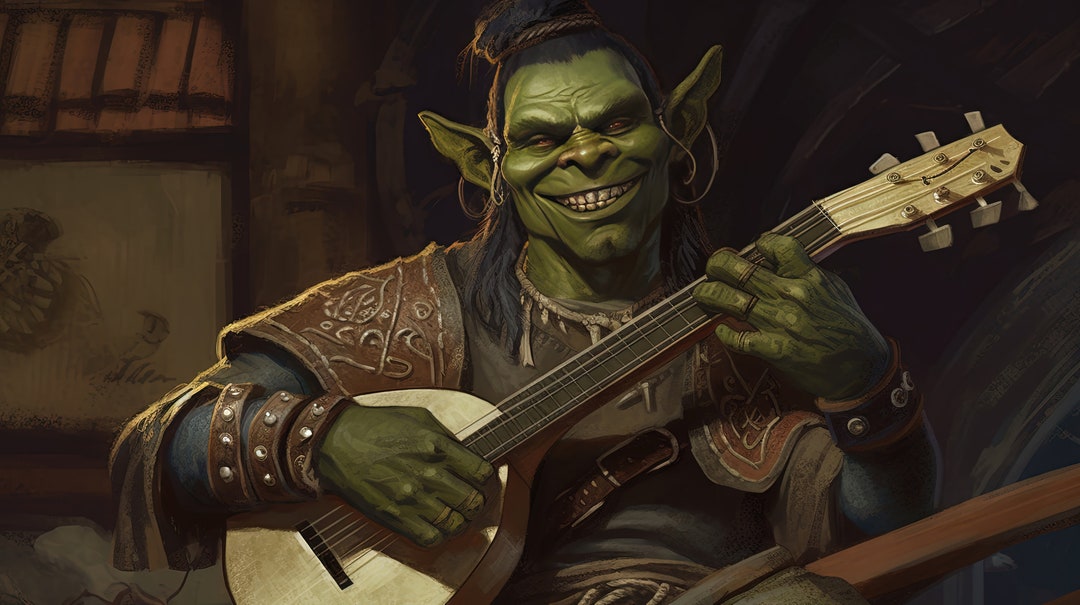 Half-orc Bard 4 Pack - Etsy Australia