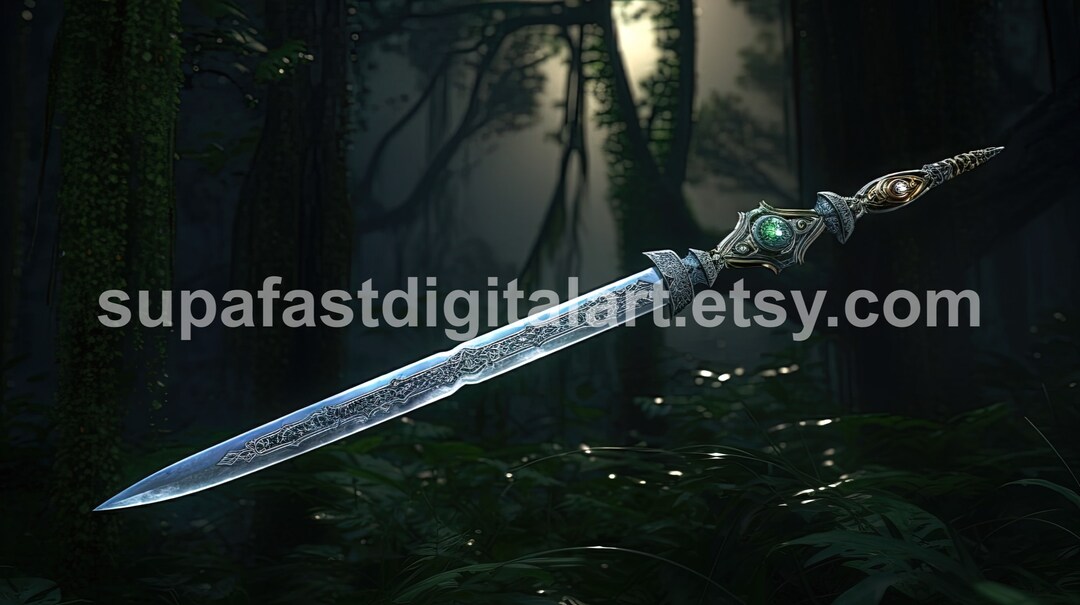 Silver Moon Longsword 5 Pack - Etsy
