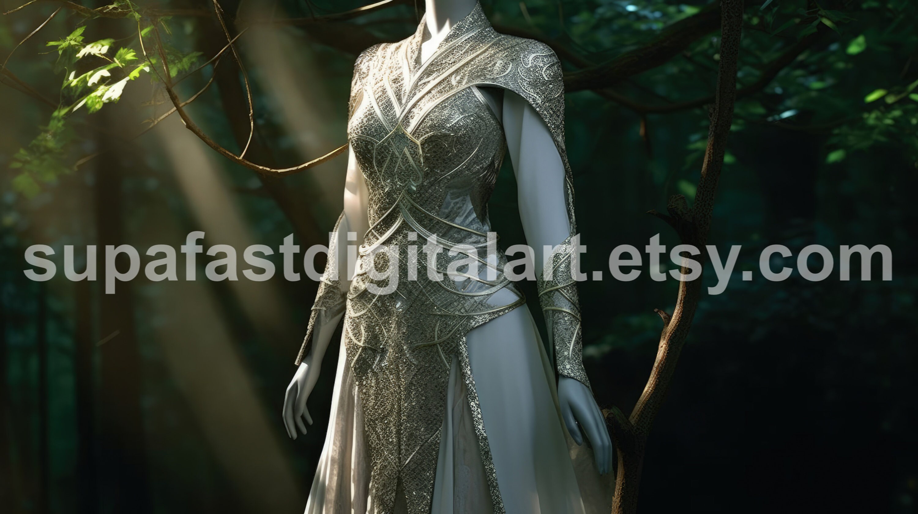 Digital Print of the Moonshadow Elven Chainmail 5 Pack - Etsy