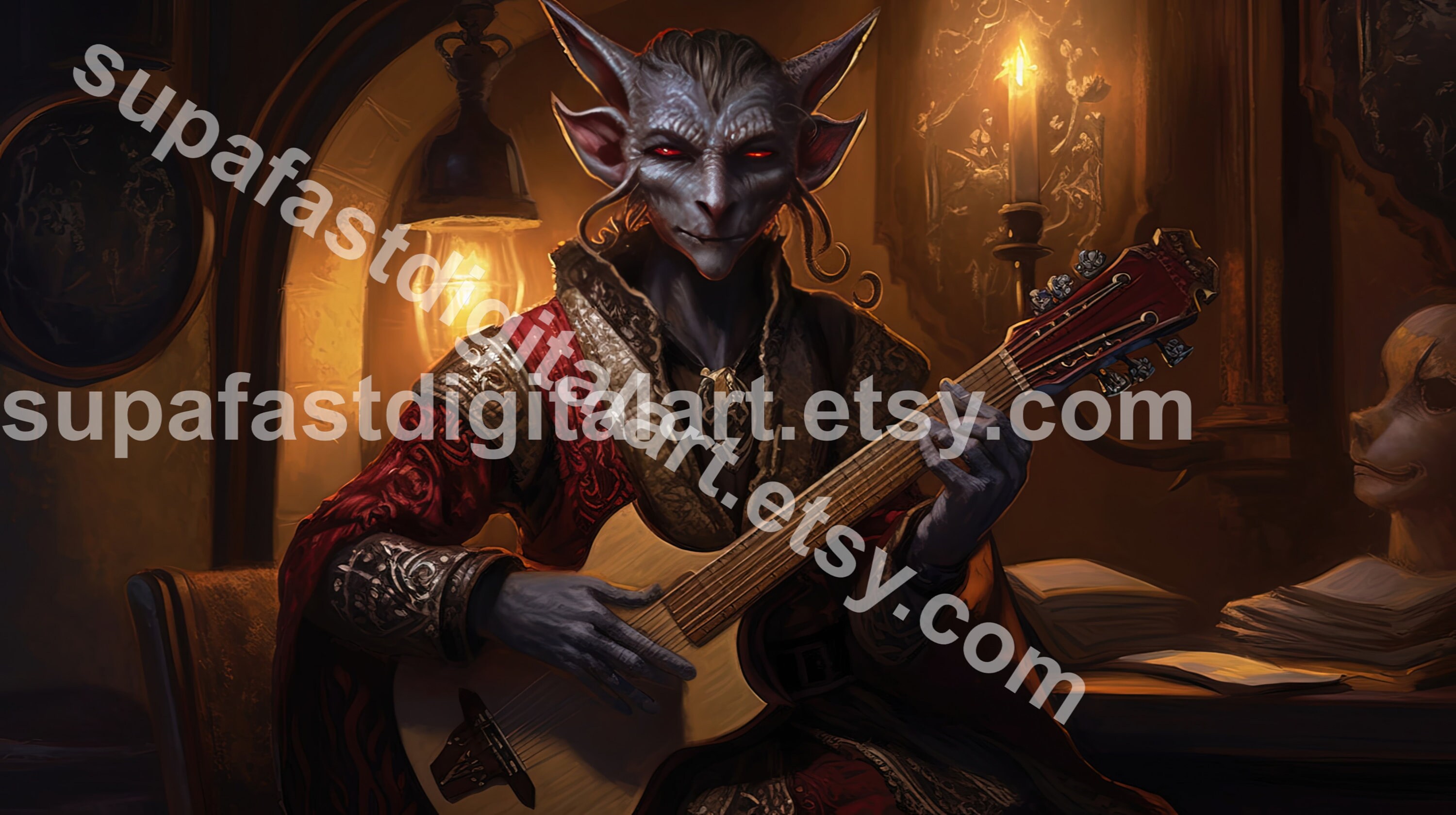 Tiefling Bard College of Whispers 5 Pack - Etsy