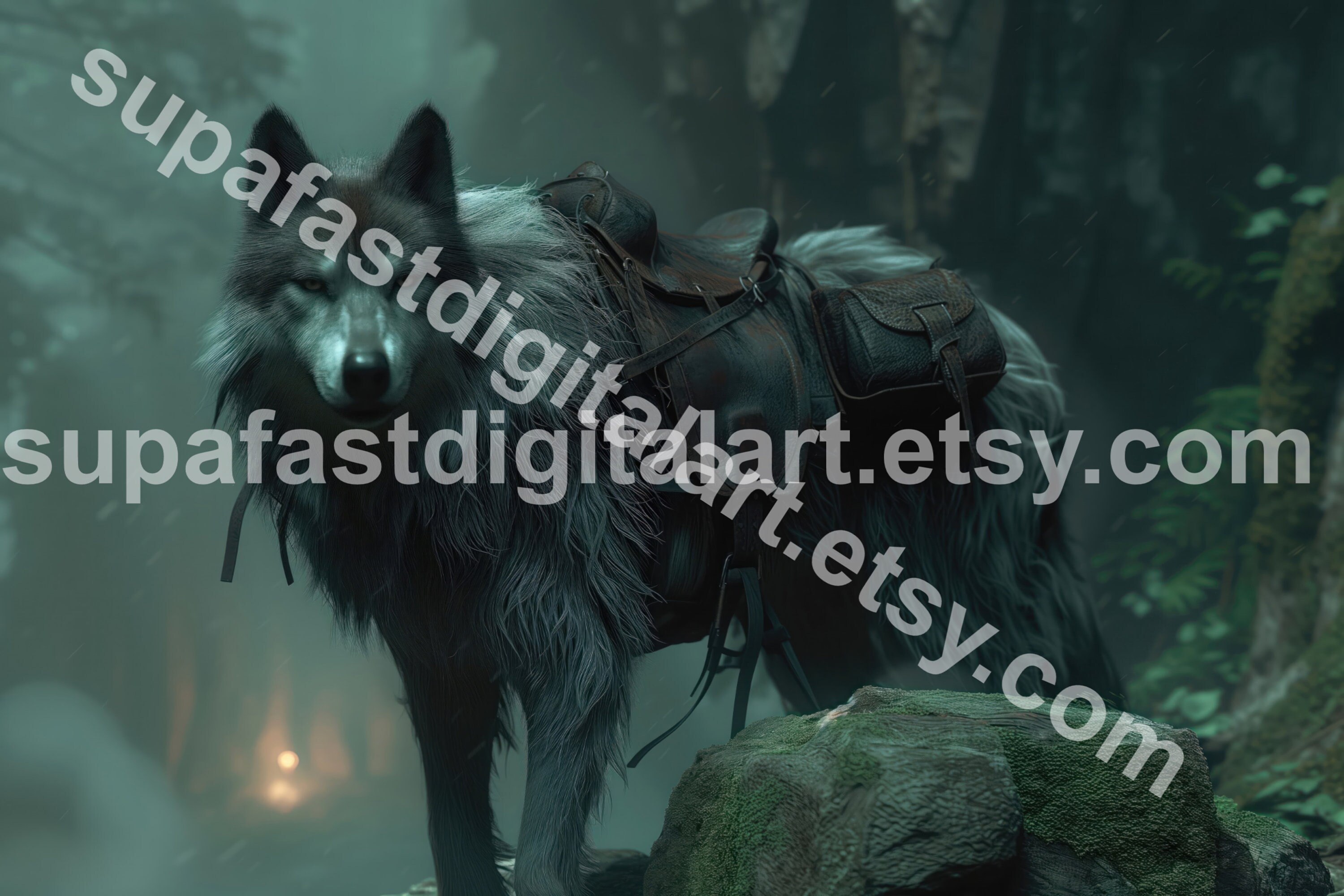 Dire Wolf Mount 5 Pack - Etsy