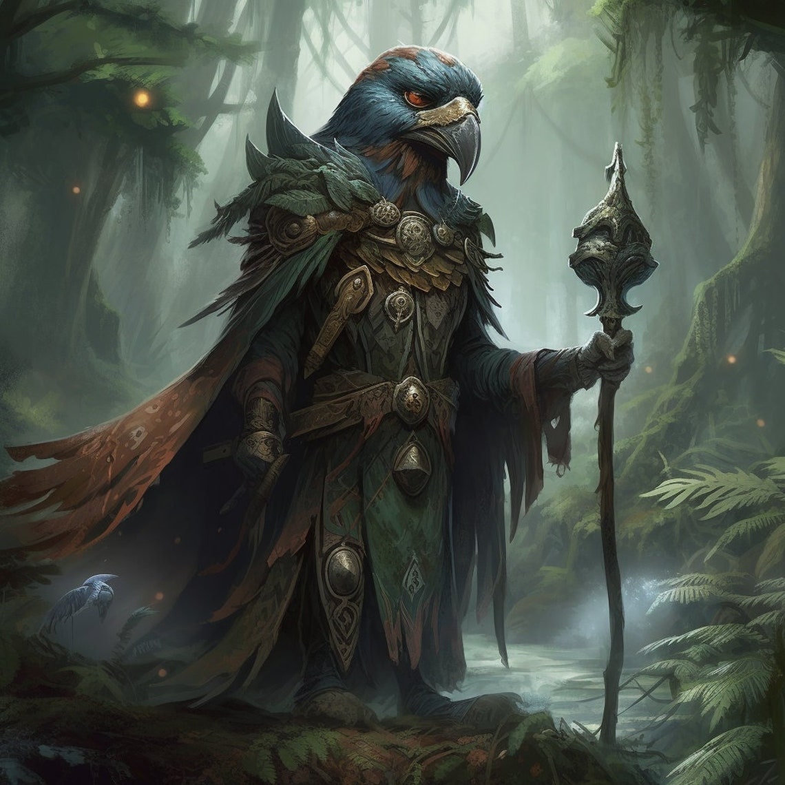 Kenku Cleric - Etsy Kenku Cleric - Etsy