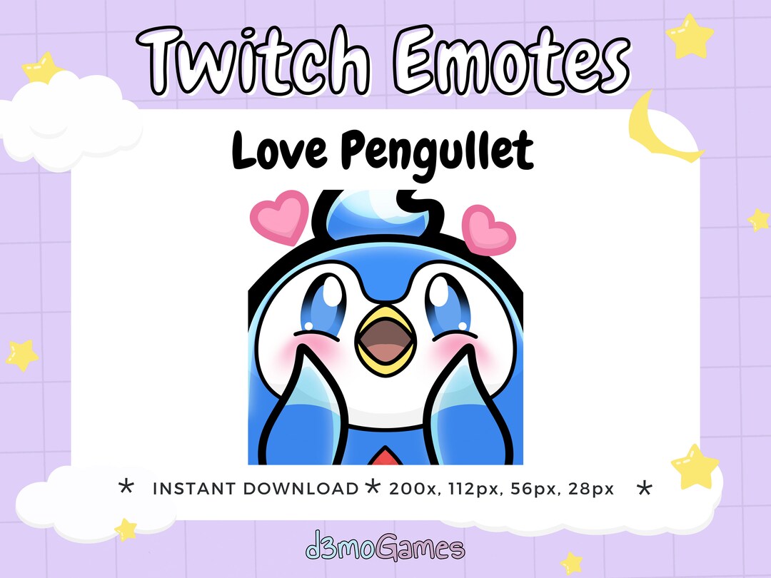 Love Pengullet Palworld Emote for Twitch Youtube Discord - Etsy