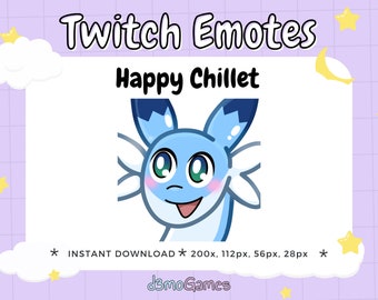 Palworld Chillet Emote Set for Twitch Streamers, Youtube, Discord ...