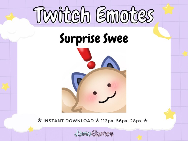 Swee Surprise Palworld Emote for Twitch Youtube Discord - Etsy