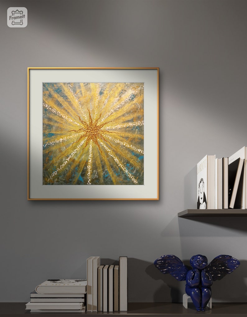 Custom Made Light Codes Painting: Intuitive Spiritual Healing Art ...