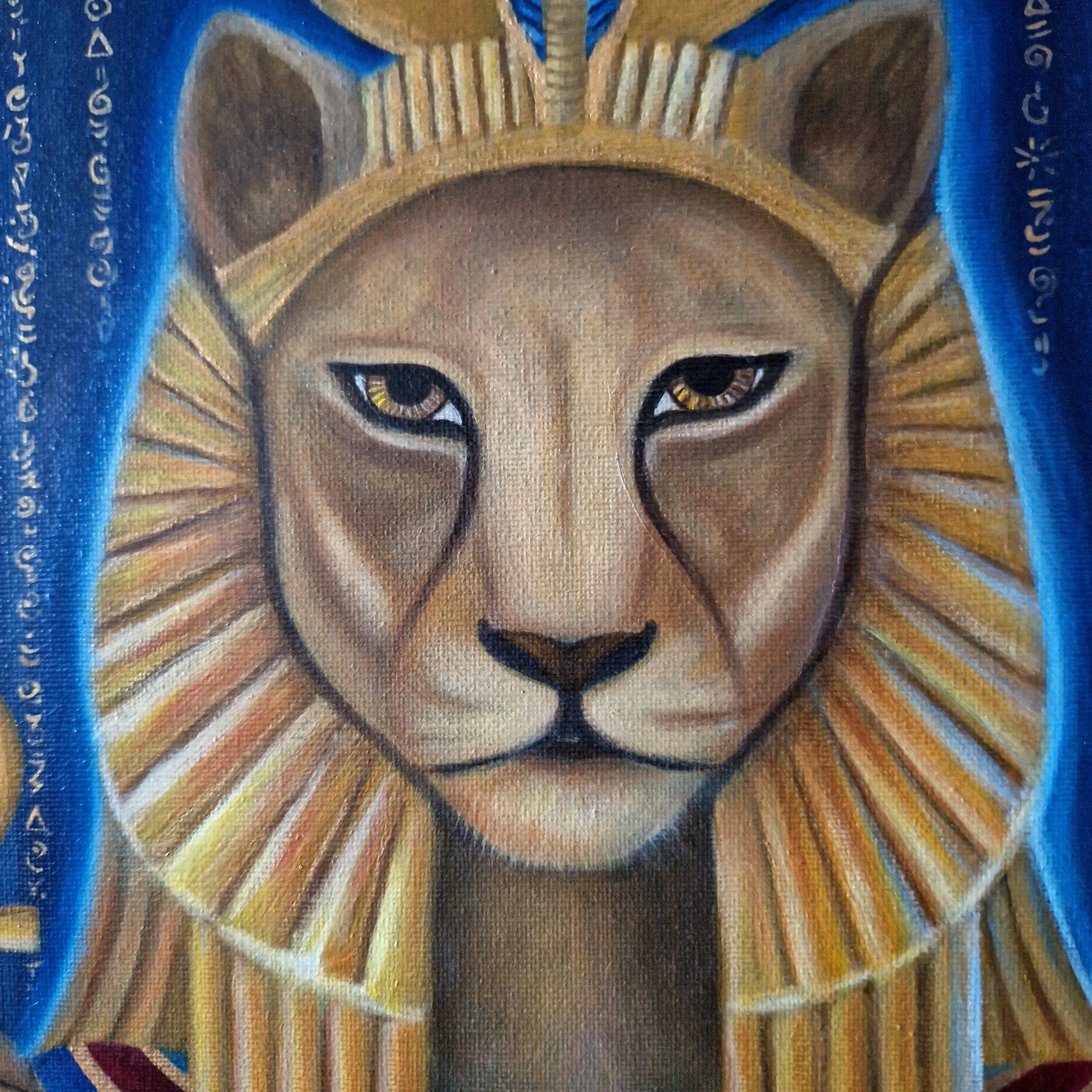 Sekhmet Art Print,egyptian Lion Goddess of Healing,egyptian Goddess ...