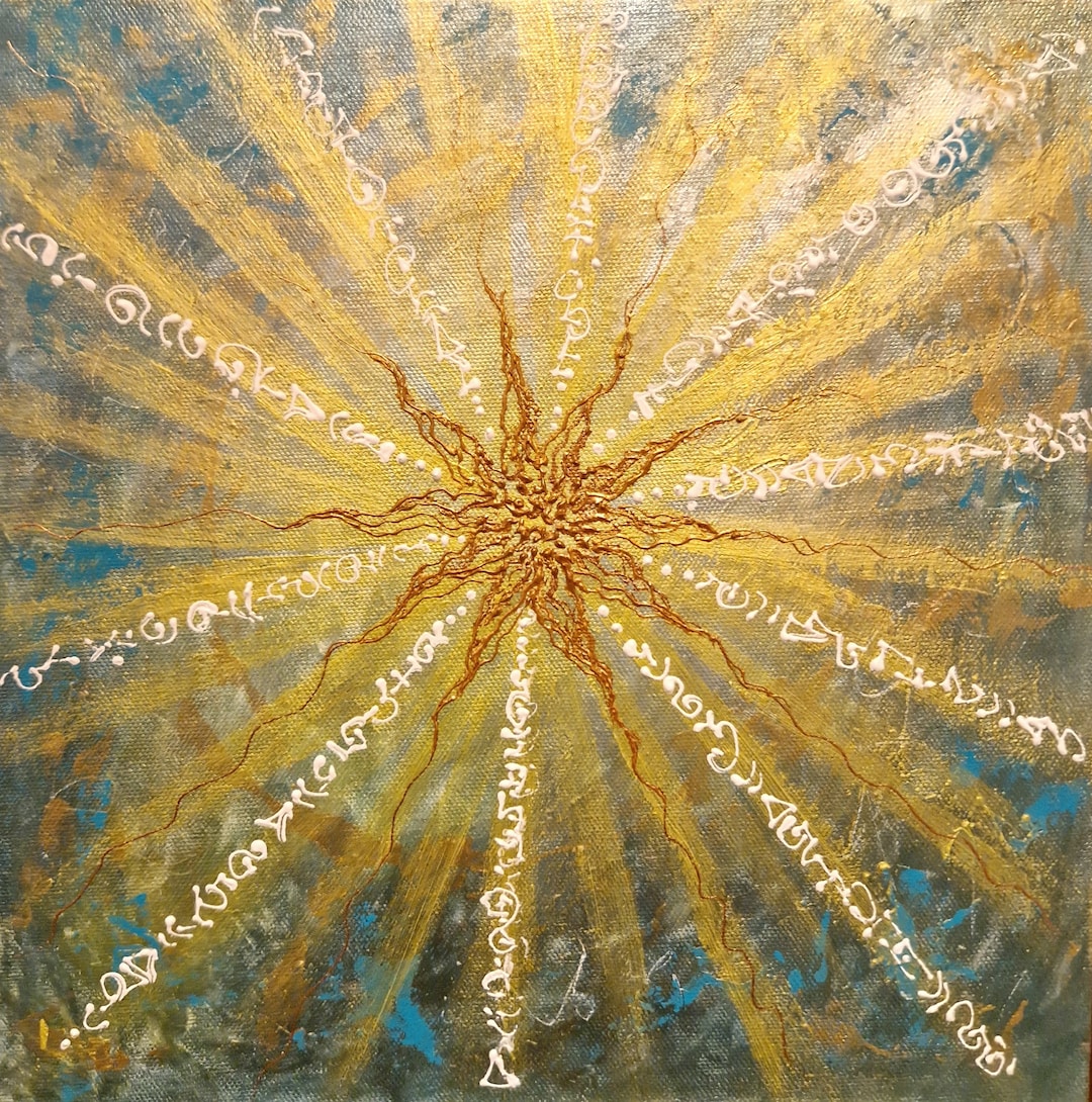 Custom Light Codes Painting: Intuitive Spiritual Healing Art, Channeled ...