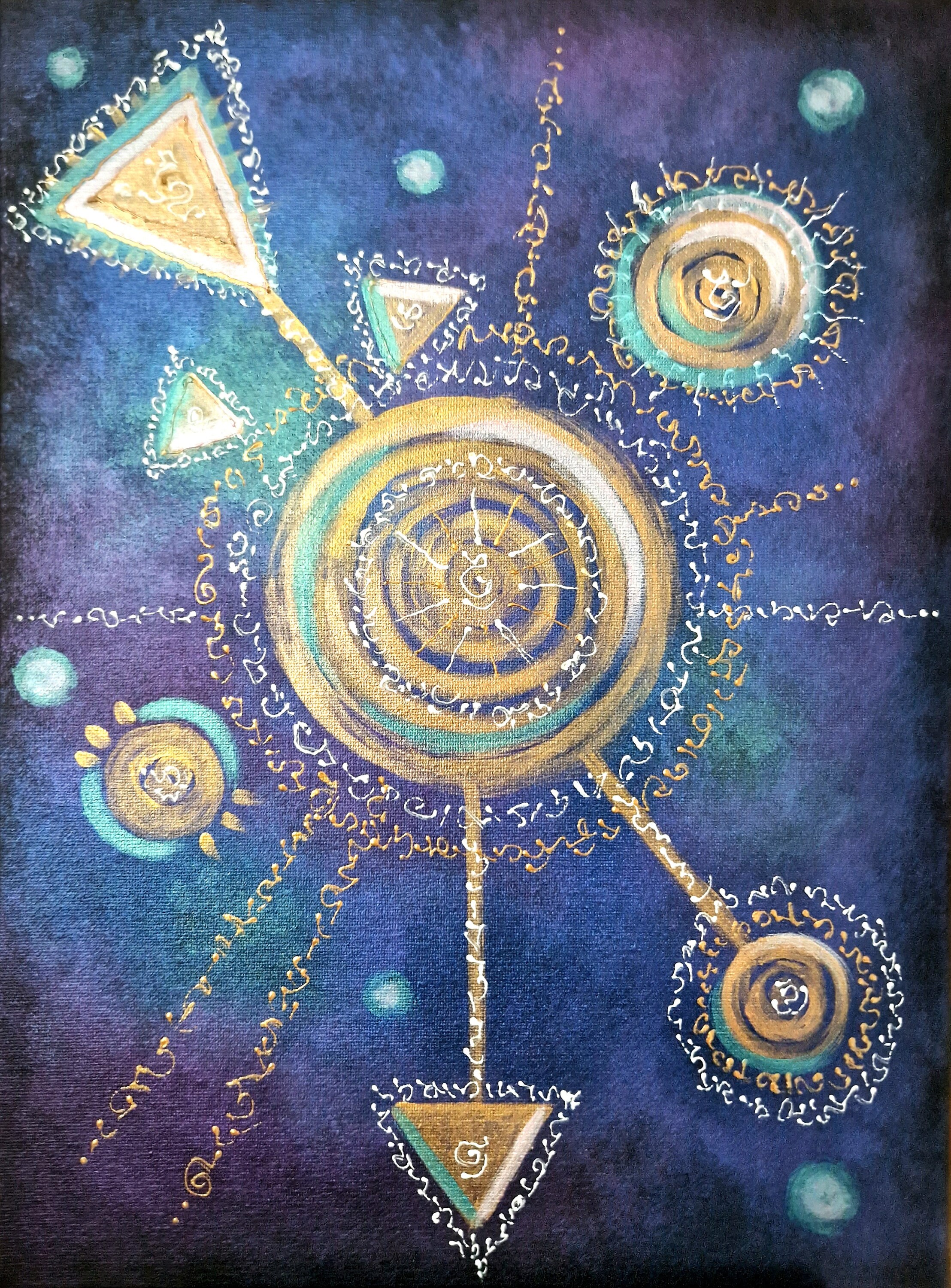Custom Light Codes Painting: Intuitive Spiritual Healing Art, Channeled ...