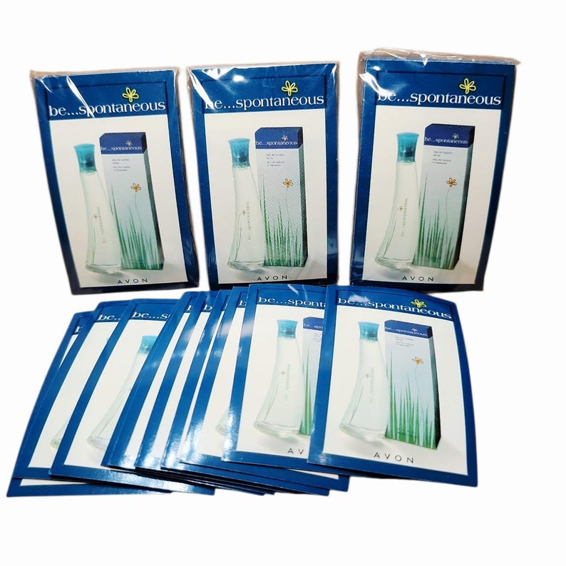 Vintage AVON Be Spontaneous PAPER Perfume Fragrance Samples Lot 40 - Etsy
