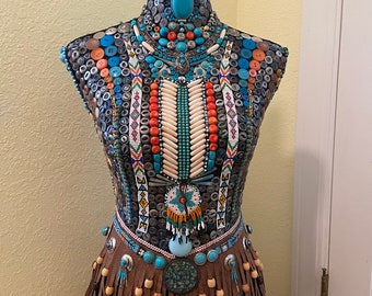 Jewelry and Button Mosaic Mannequin / Dress Form - Etsy