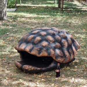 Giant 3D Turtle Shell Sculpture – Lifelike Garden Decor, Outdoor ...