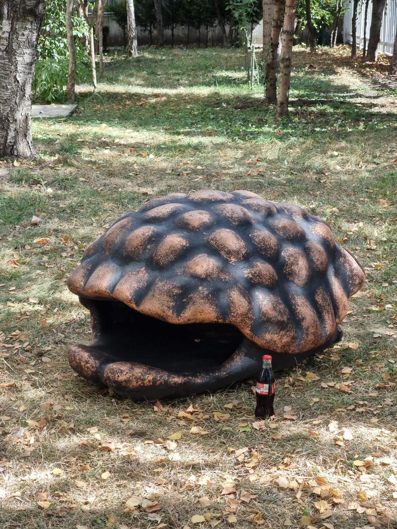 Giant 3D Turtle Shell Sculpture – Lifelike Garden Decor, Outdoor ...