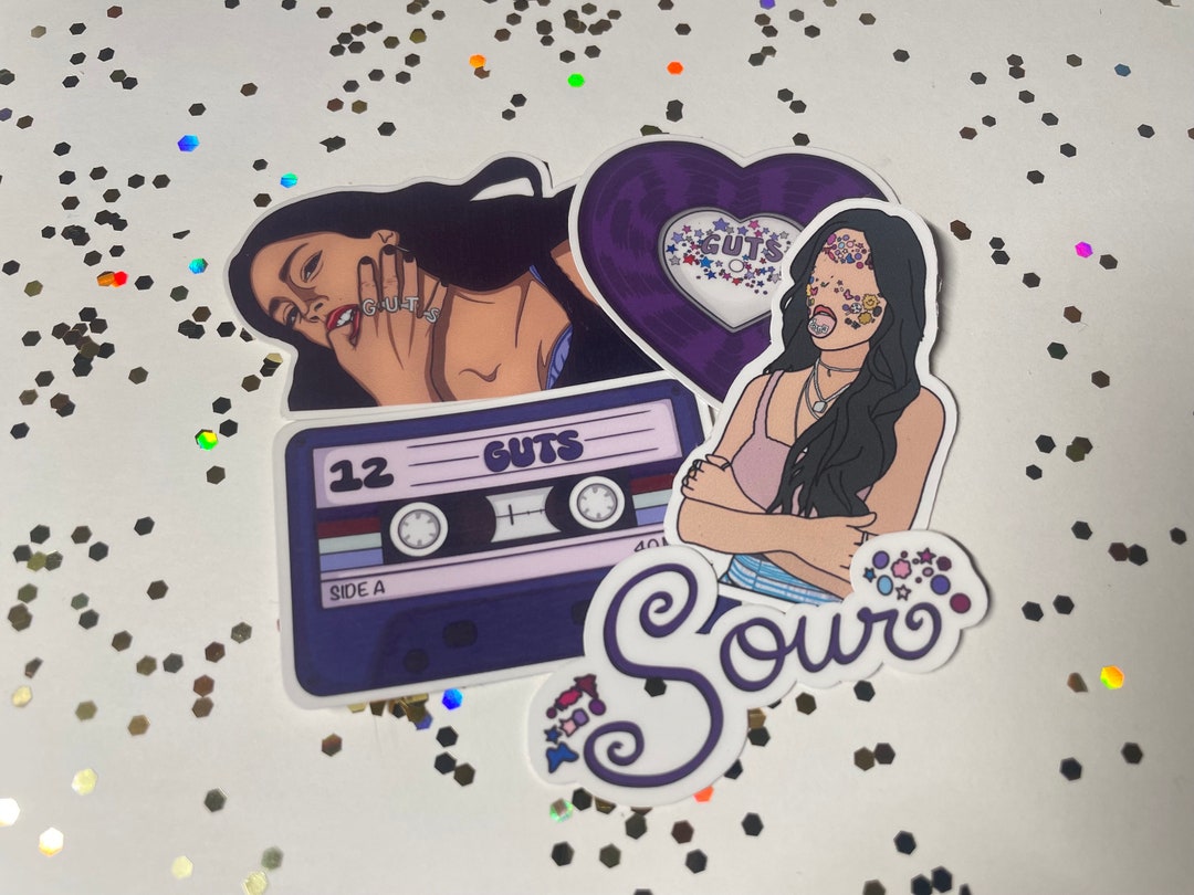 Olivia Rodrigo Sticker Pack Set of 5 Stickers or Singles Glossy or Star ...