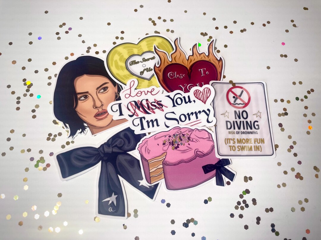 Gracie Abrams Sticker Set of 7 - Set or Singles - Glossy or Star Holo ...