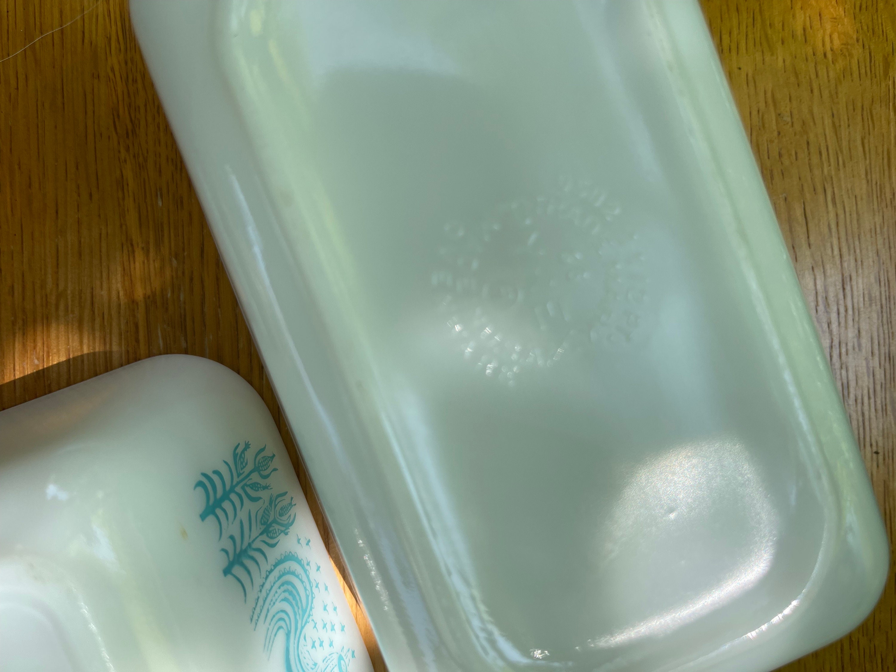 Amish Butterprint Vintage Pyrex Refrigerator Set | 8 Pieces | Turquoise ...