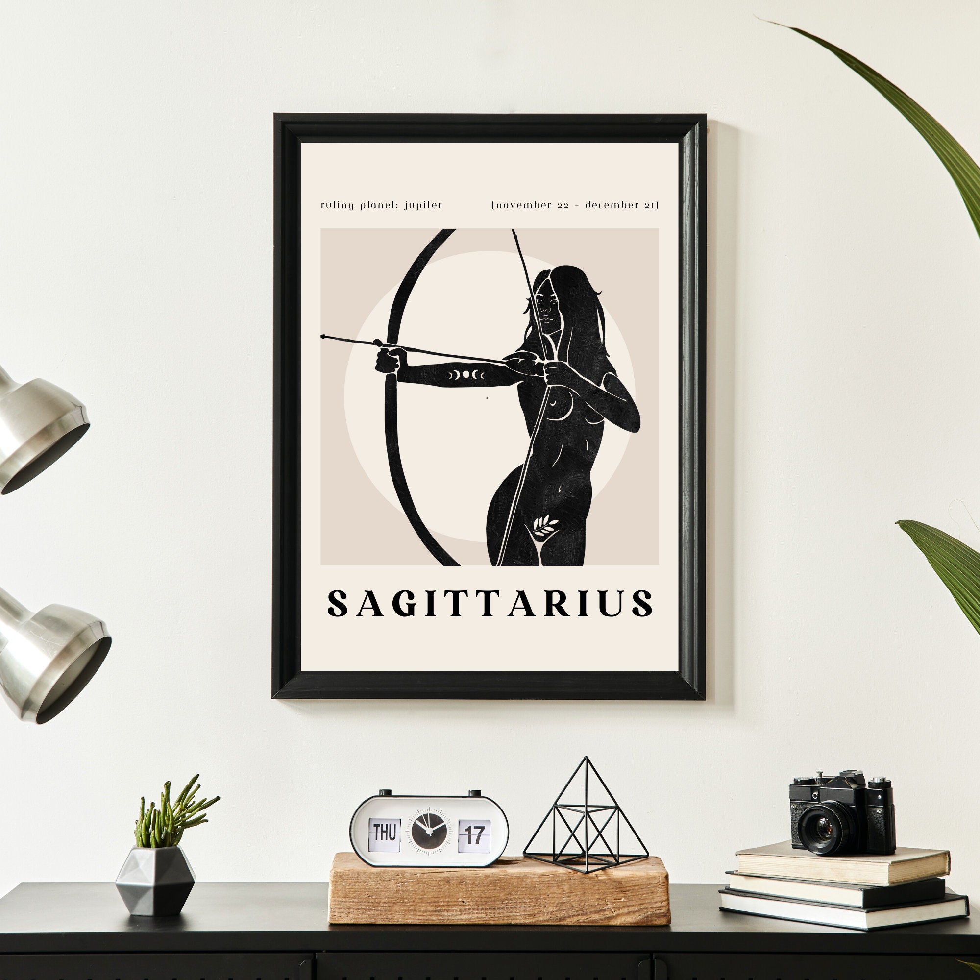Sagittarius Wall Art, Sagittarius Poster, Digital Print, Trendy Wall ...