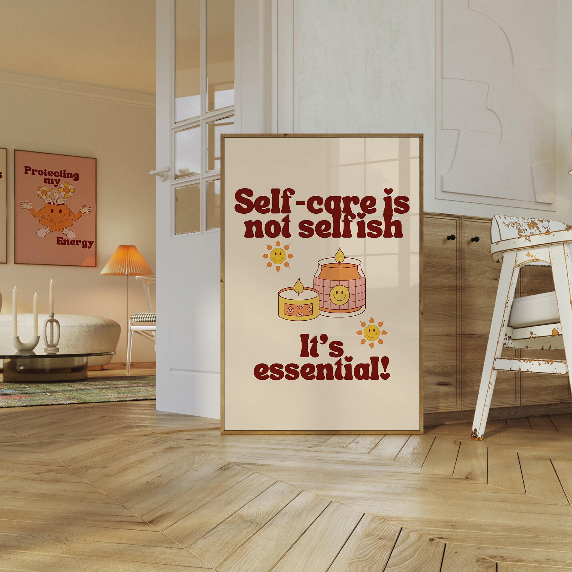 Self Care Art, Motivational Wall Art, Aesthetic Wall Art, Inspirational ...