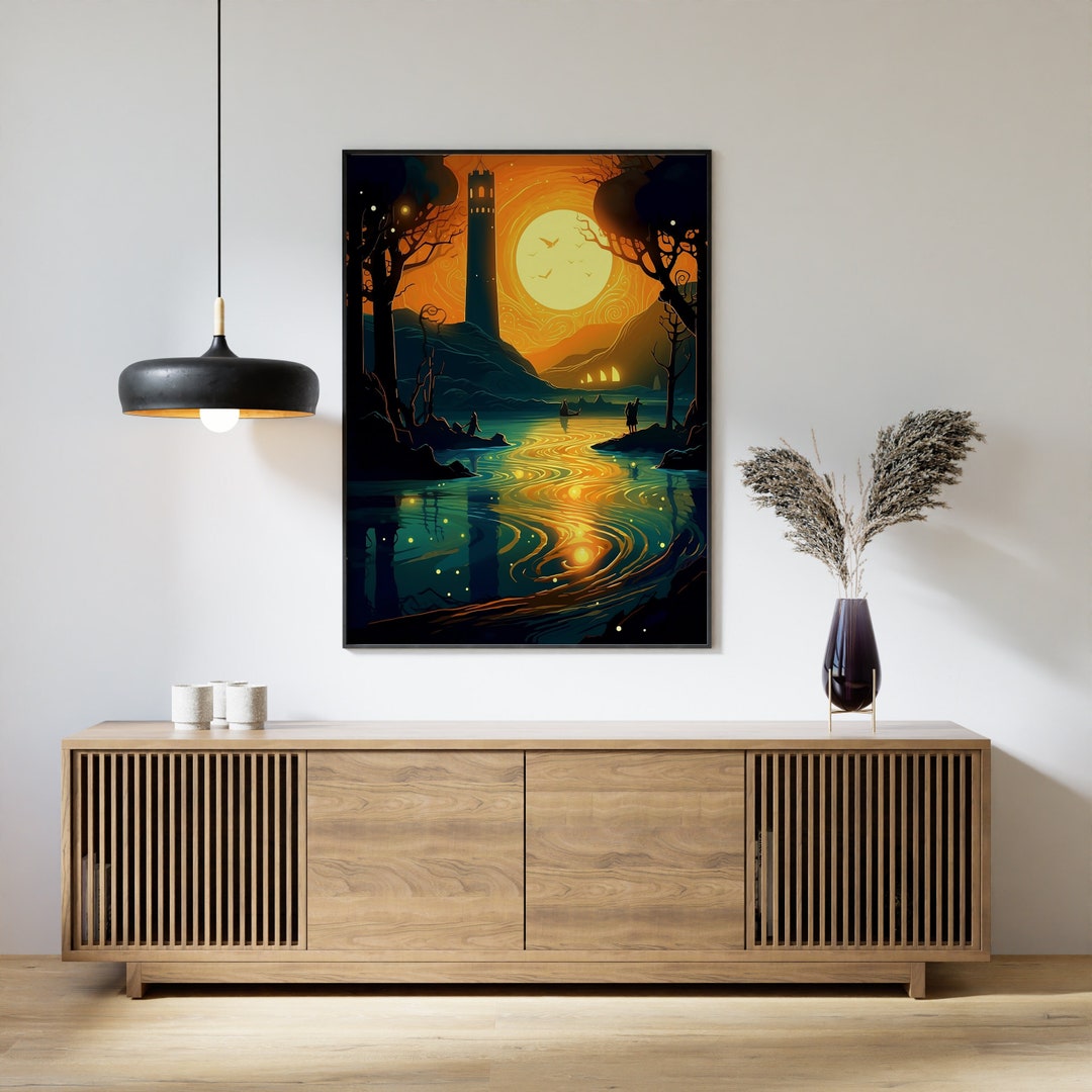 Gorgeous Art Stunning Celtic Sunset Scenery Room Decor Gift Idea ...