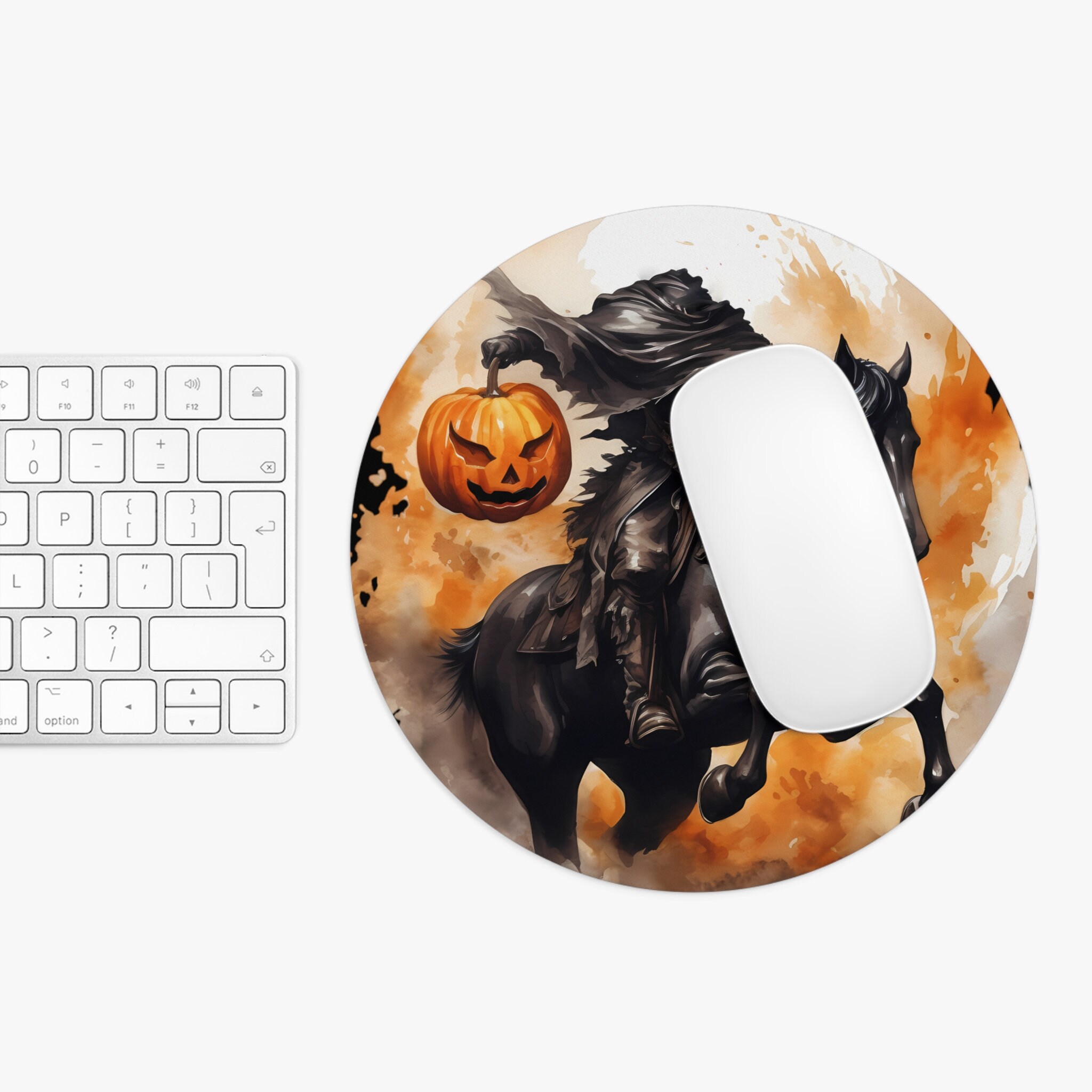 Headless Horseman Round Mouse Pad - Etsy
