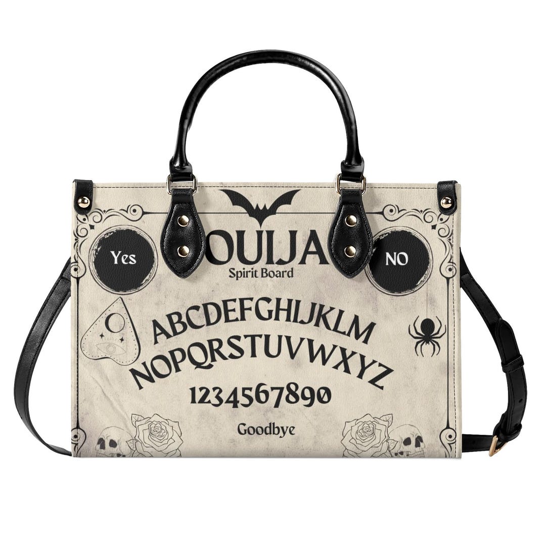 Ouija Handbag With Removable Strap Spooky Gothic Purse - Etsy