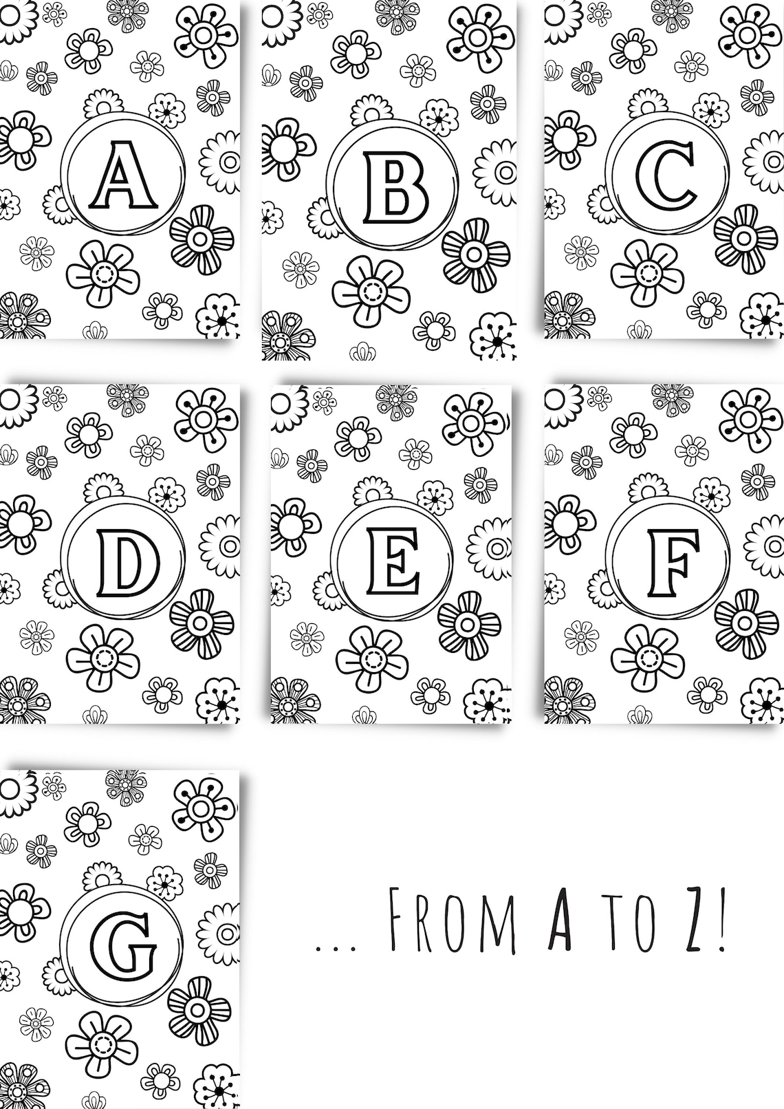 Printable Alphabet Letters | Printable Letter I | Printable Letter A ...
