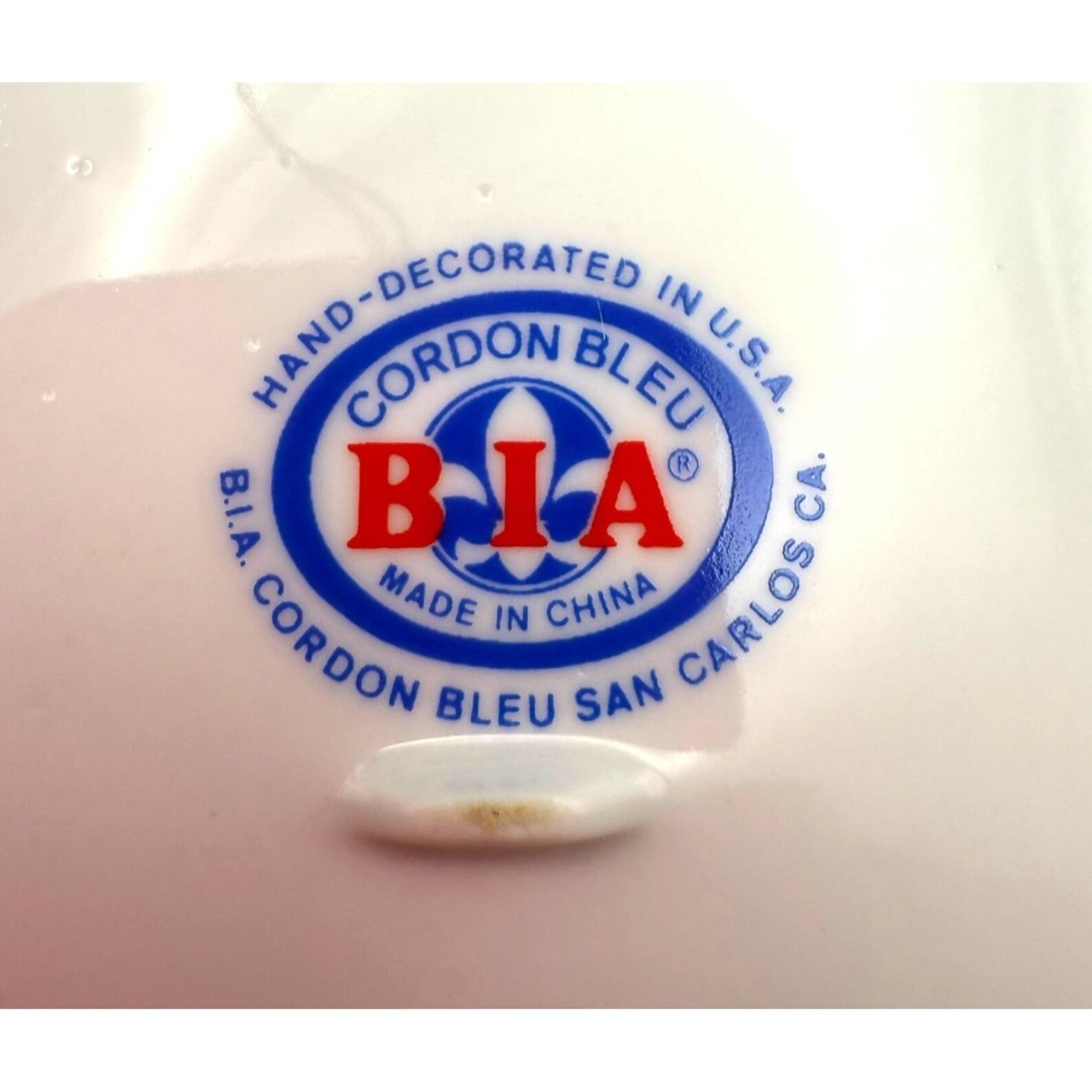 BIA Cordon Bleu Cow Covered Butter/cheese Dish-floral-hand Decorated ...