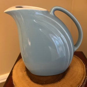Vintage Hall China Water Server/pitcher-“nora” in Blue - Etsy