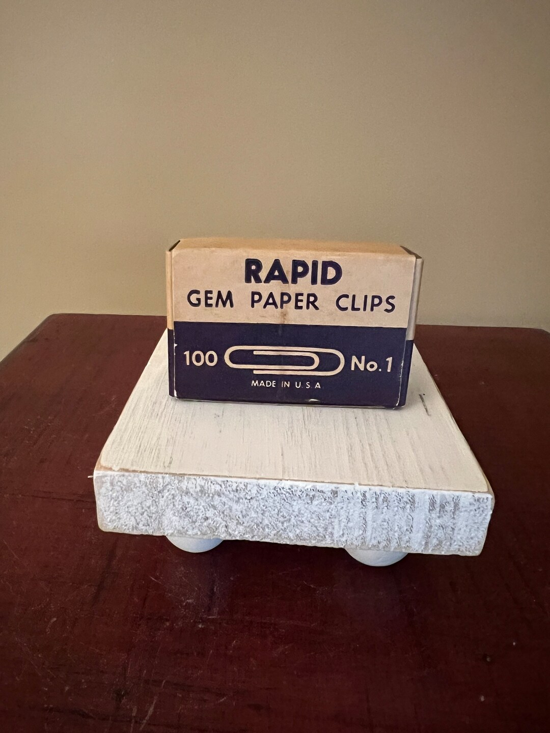 Vintage Rapid Gem Paper Clips/ Box and Contents. - Etsy