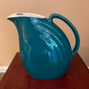 Vintage Hall China Water Server/pitcher-“nora” in Blue - Etsy