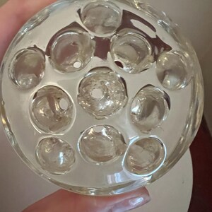 Vintage Glass Flower Frog-2 3/4” D - Etsy