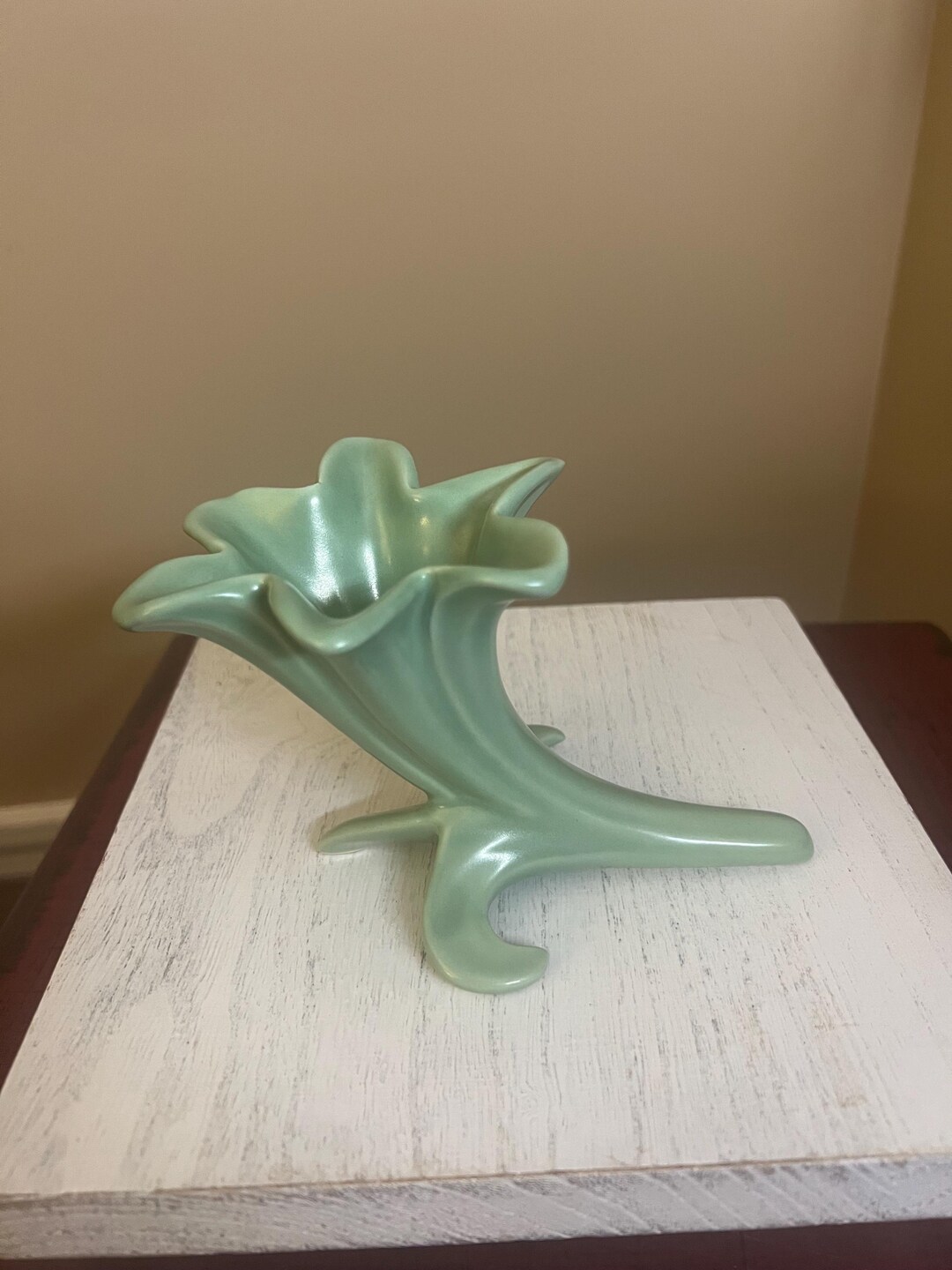 Vintage Camark Pottery Lilly Vase- Green- 3 1/2” H - Etsy