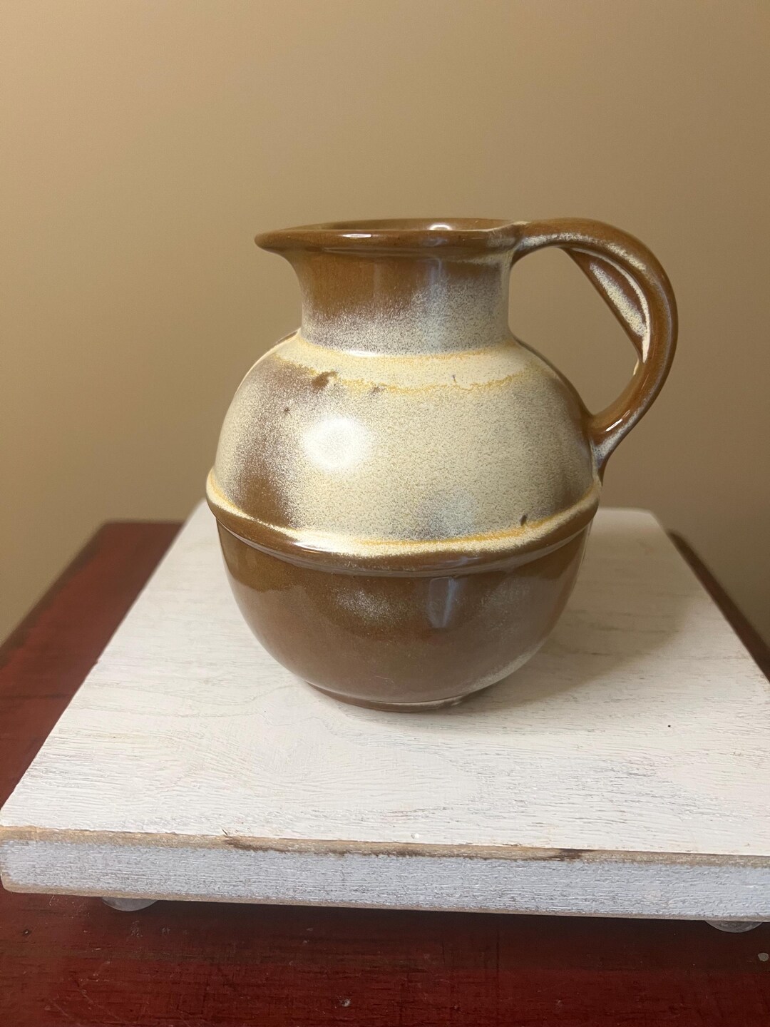 Vintage Frankoma Guernsey Pitcher #93 in Desert Gold- No Lid - Etsy