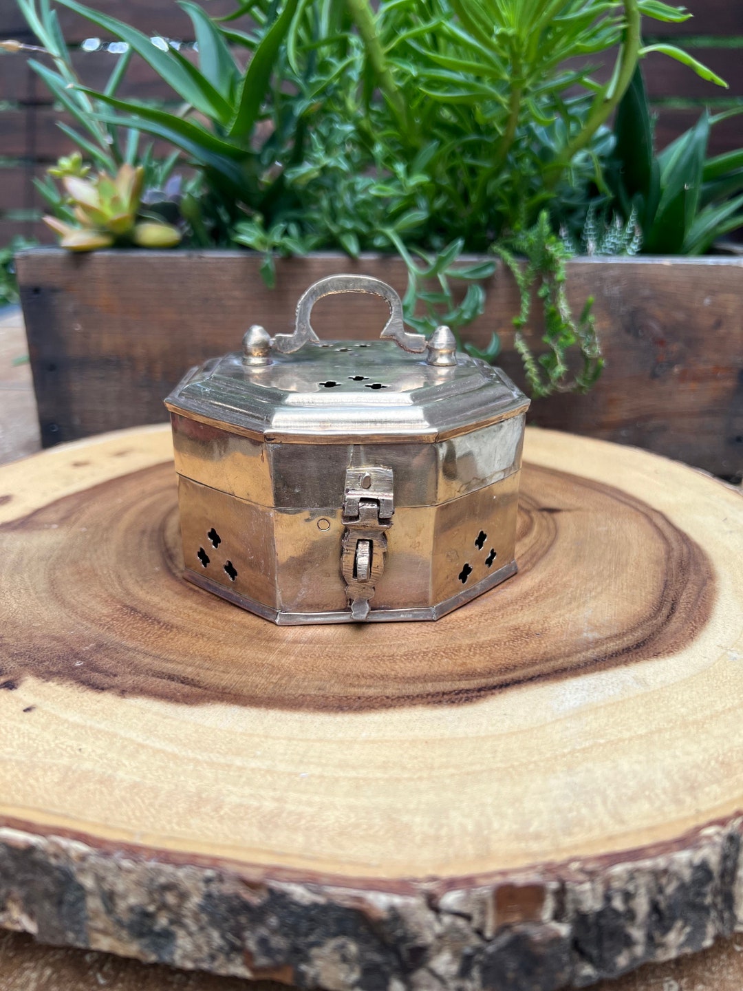 Vintage Brass Cricket Box - Etsy