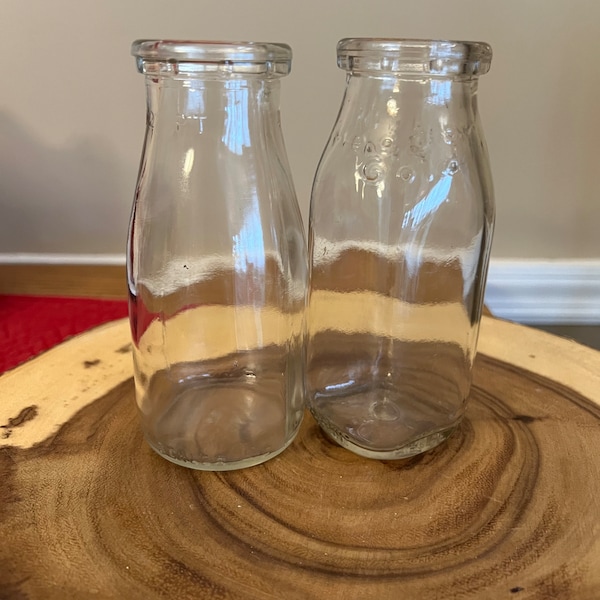 Antique Half Pint Milk Bottles - Etsy