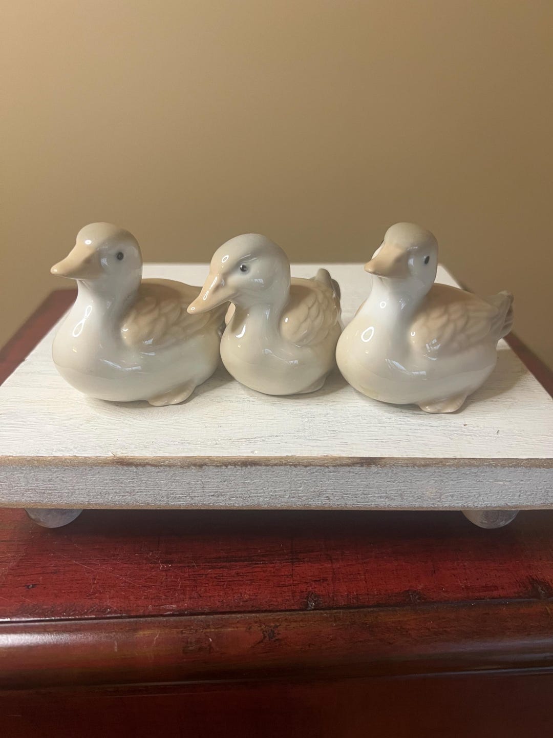 Vintage Homco Porcelain Duck Figurine Set of 3-2 1/4” H - Etsy