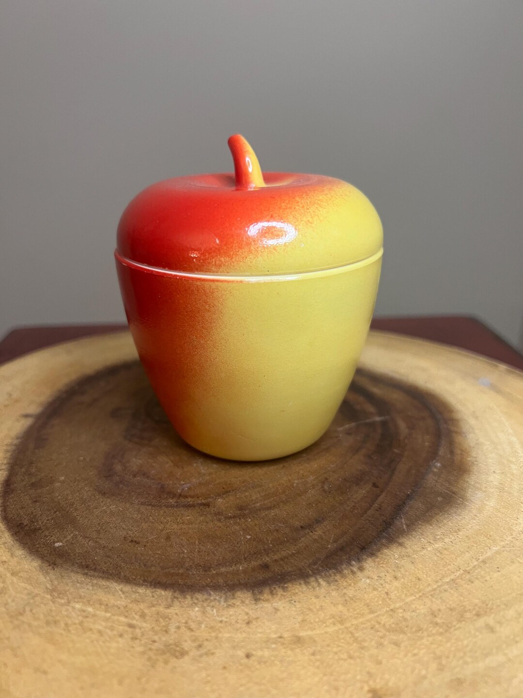 Vintage Apple Shaped Jam Jar by Hazel Atlas - Etsy