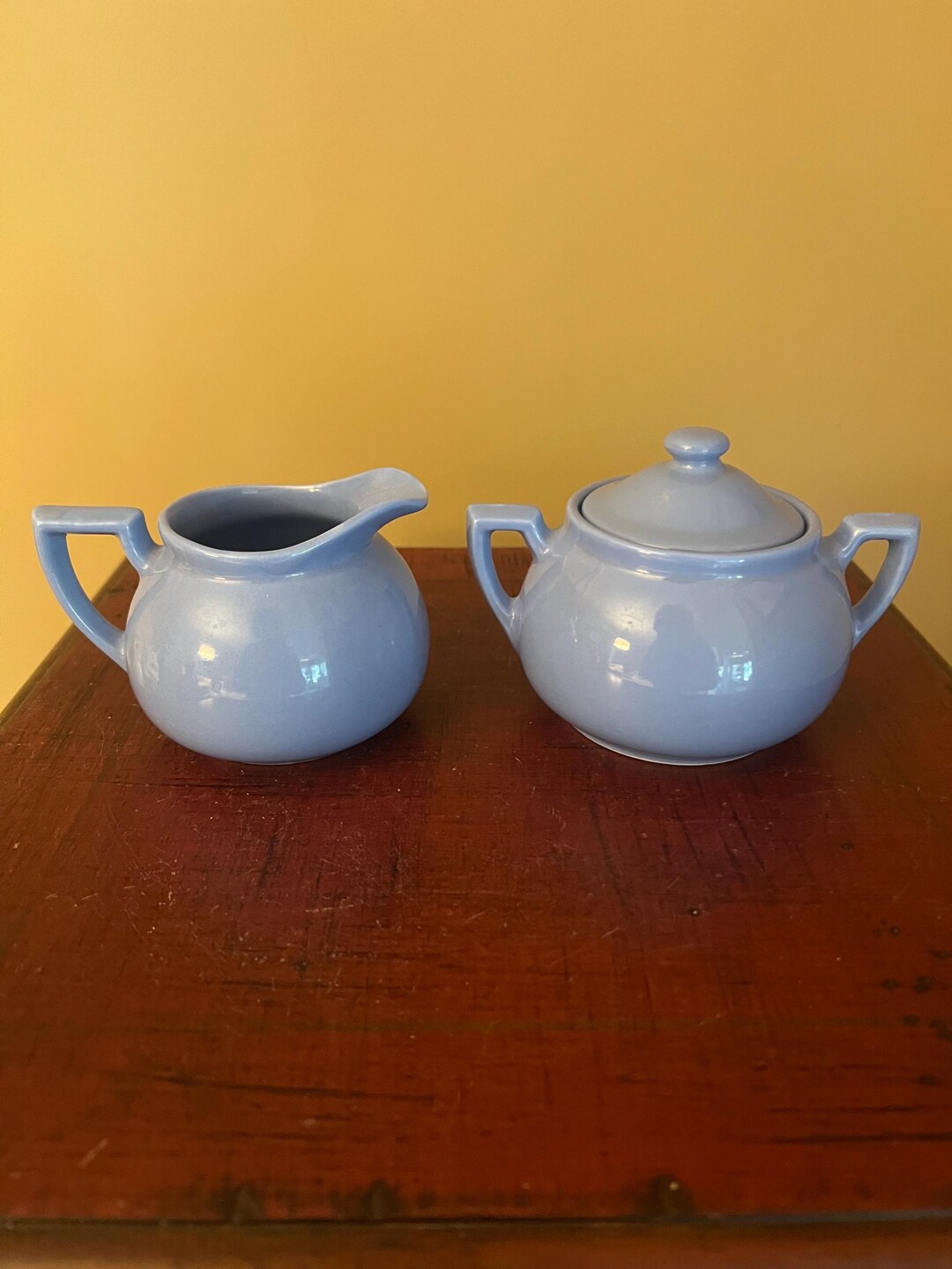 Vintage Hall Lipton Tea Promotional Blue Sugar and Creamer Set - Etsy