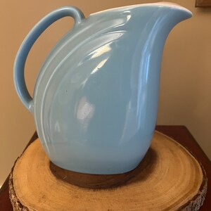 Vintage Hall China Water Server/pitcher-“nora” in Blue - Etsy