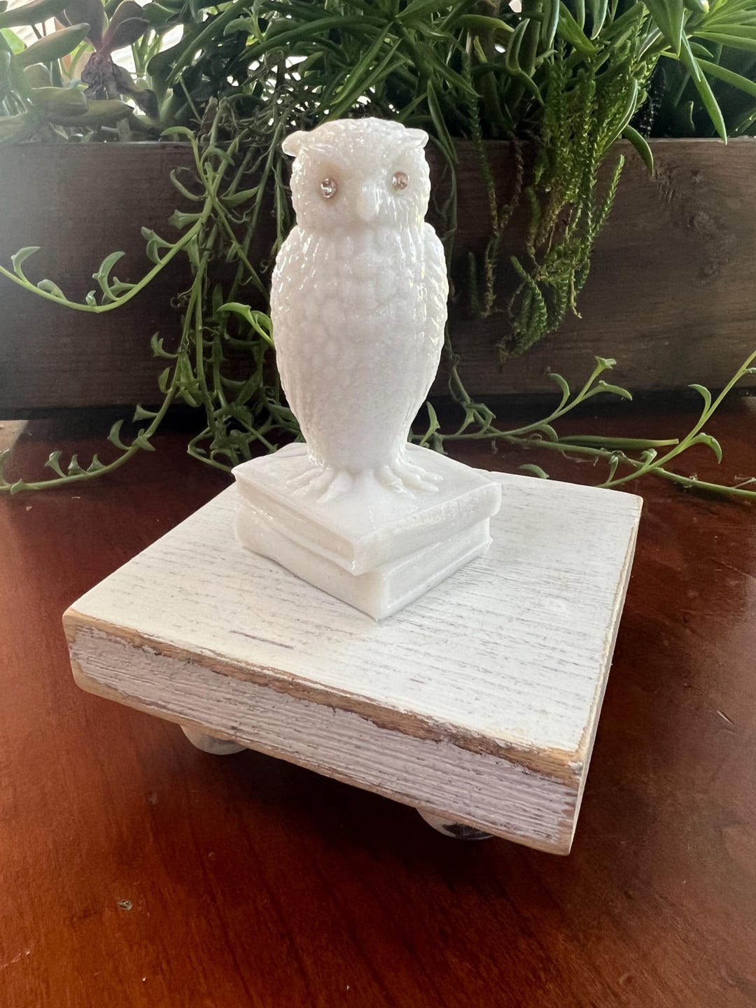 Vintage Westmoreland Owl- Milk Glass - Etsy