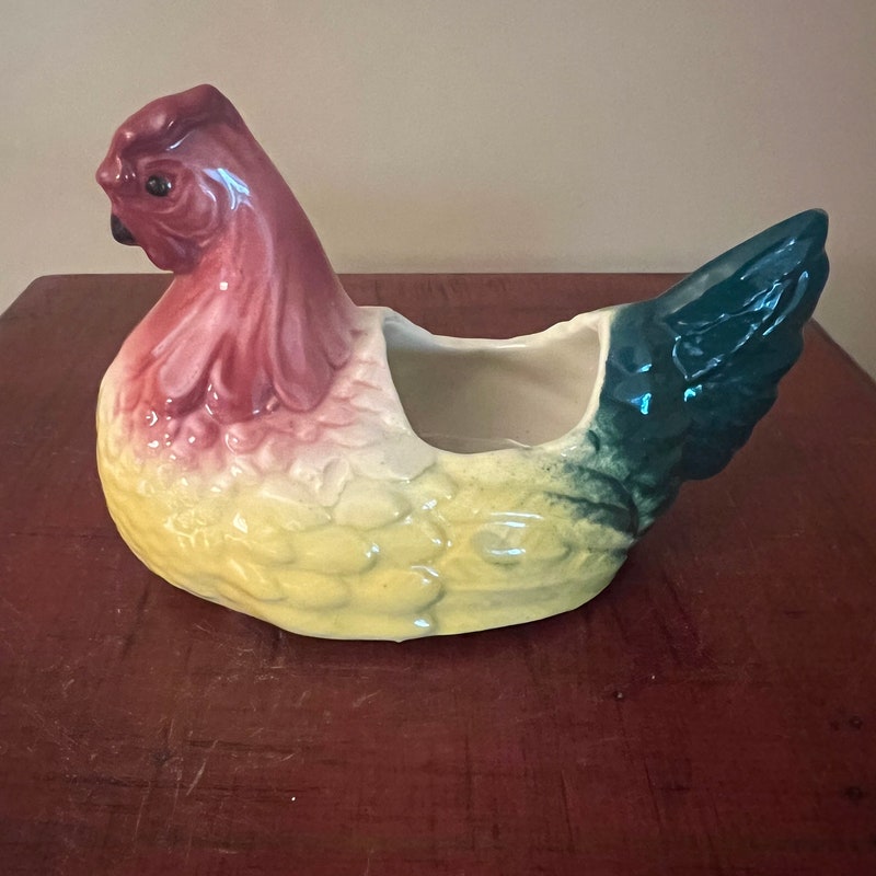 Hen Planter - Etsy