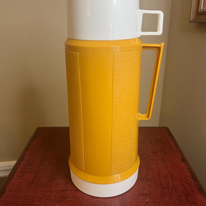 Yellow Thermos - Etsy