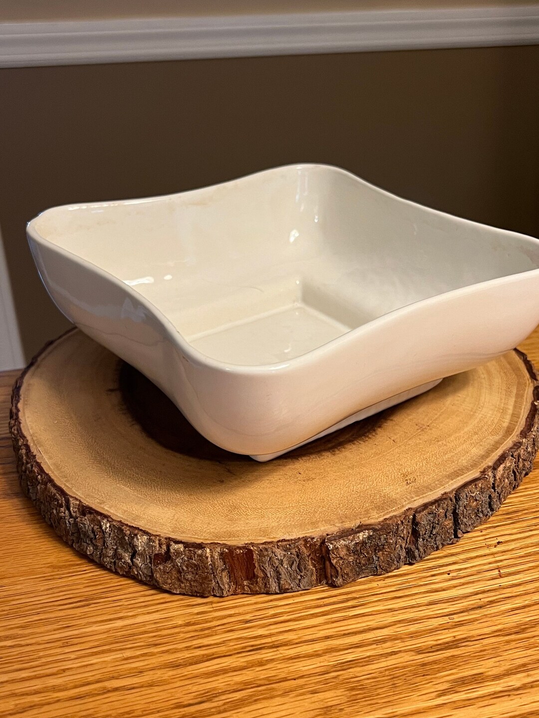 Shawnee Pottery Planter/centerpiece Bowl Square/white - Etsy