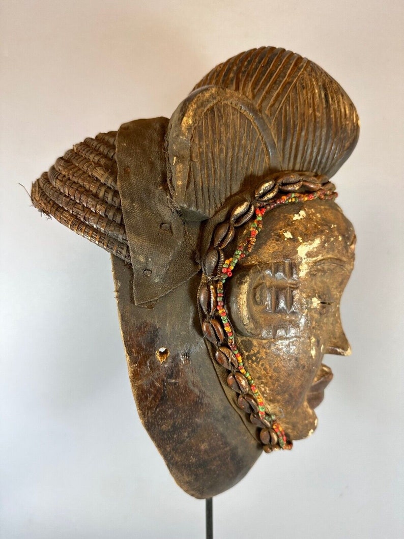 231137 - African Okuyi Dance African Punu Mask - Gabon. - Etsy