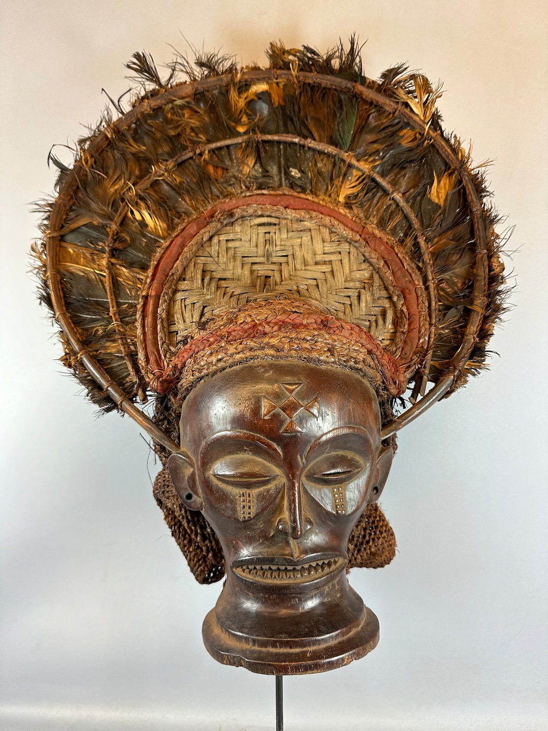 240133 Old African Chihongo Mask From the Chokwe Congo. - Etsy